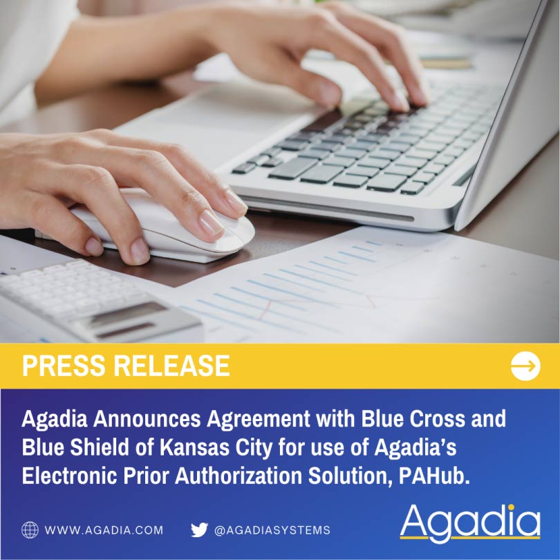 Agadia Agreement with Blue KC for Prior Authorization Solution